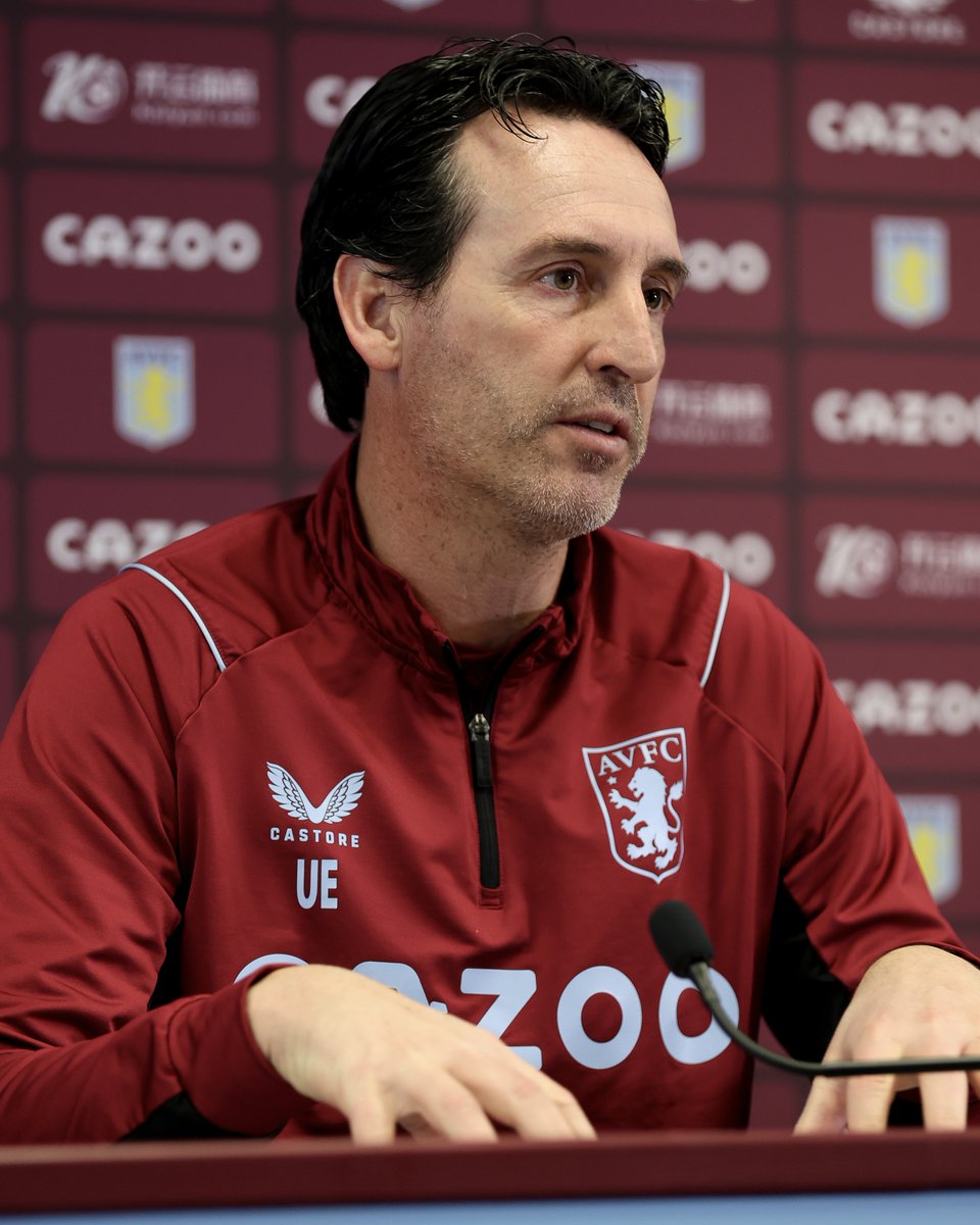 Tomorrow: #AVLLEI. 🙌 Unai Emery joined the media this afternoon to ...