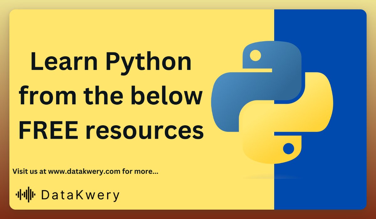 Avi Kumar Talaviya on Twitter: "Python is one of the most widely used programming languages ...