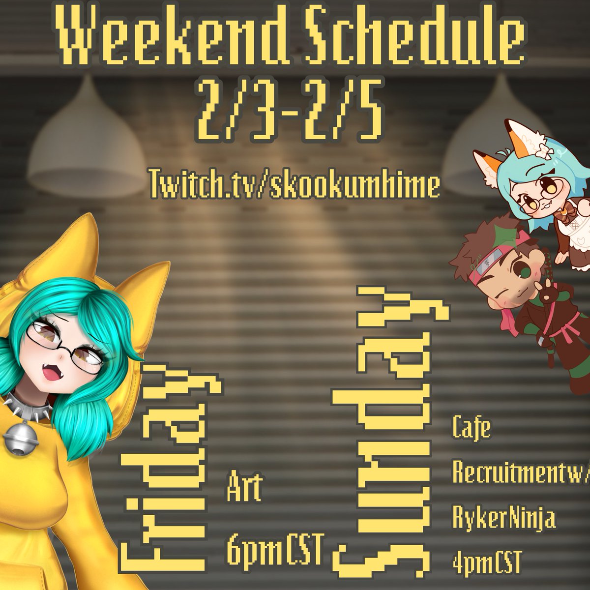 Streamer Wall on Twitter: "RT @skookumhime: Goooood morning foxfam ...