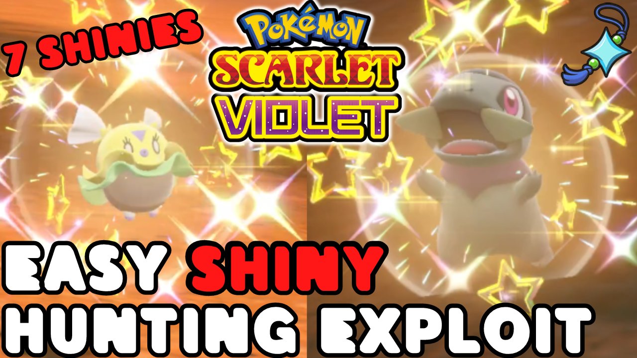 PanFro💯 on Twitter: "7 INSANELY Easy SHINY HUNTS Exploit for Pokemon Scarlet and Violet! Video ...