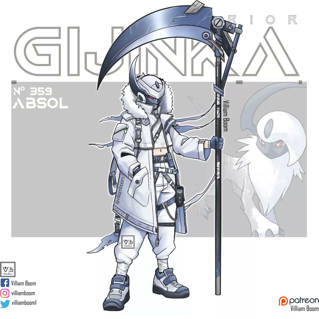 Pokemon Gijinka Absol