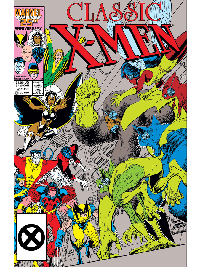 Classic X Men On Twitter Classic X Men 2 Cover Dated October 1986