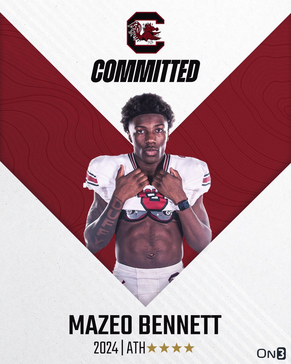 ChadSimmons on Twitter: "Breaking: 4-star ATH Mazeo Bennett couldn’t hold it in any longer… He’s ...