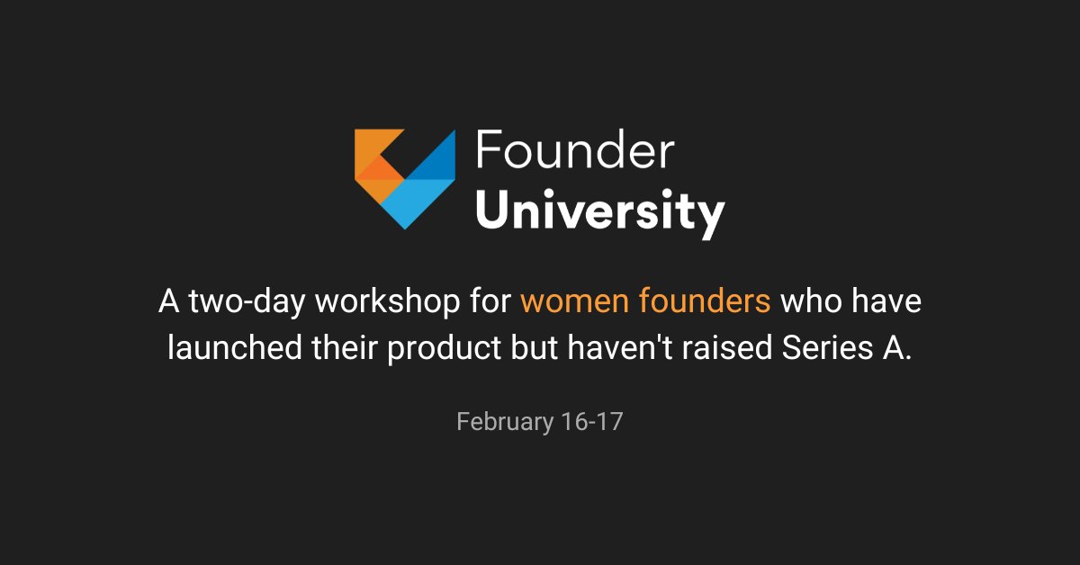 Founder University on Twitter: "Spend two days with us (zoom) on ...