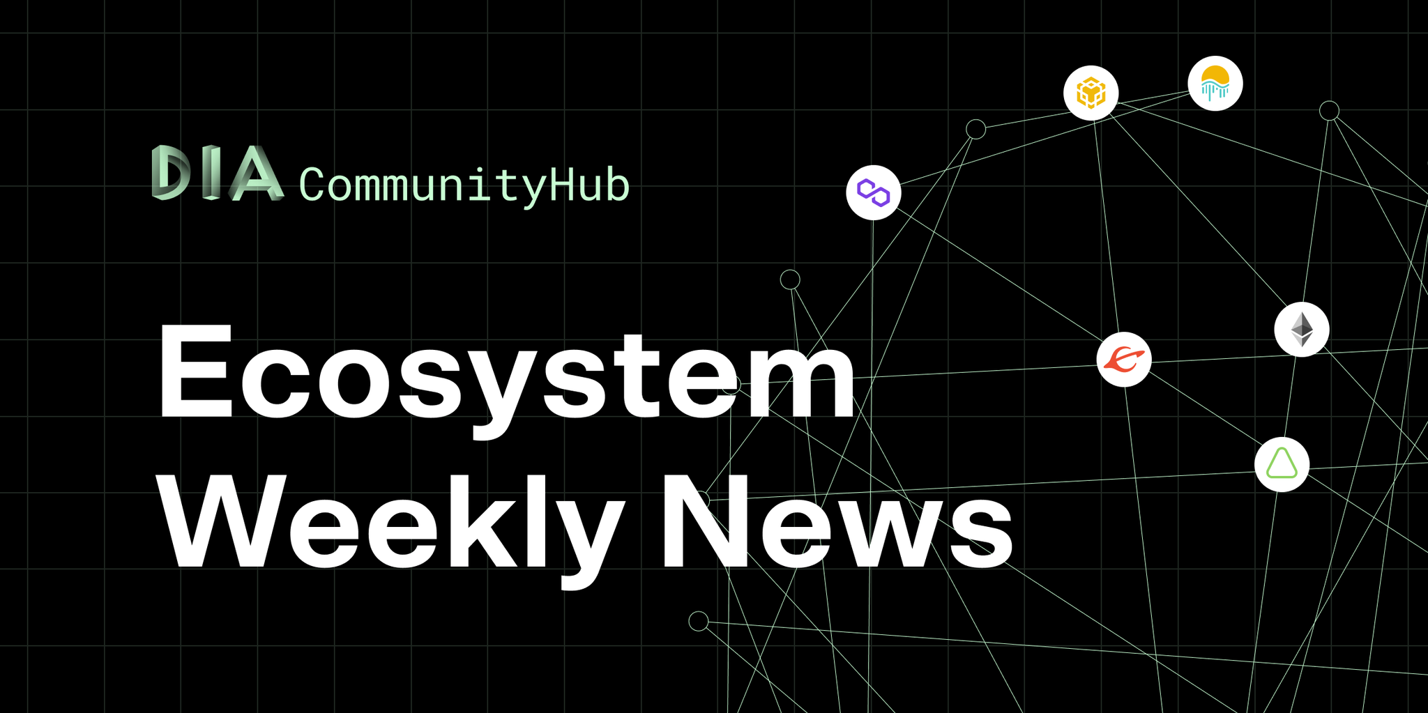 DIA Community Hub on Twitter: "📰 DIA Ecosystem Weekly News 📰 Here is a recap of important news ...