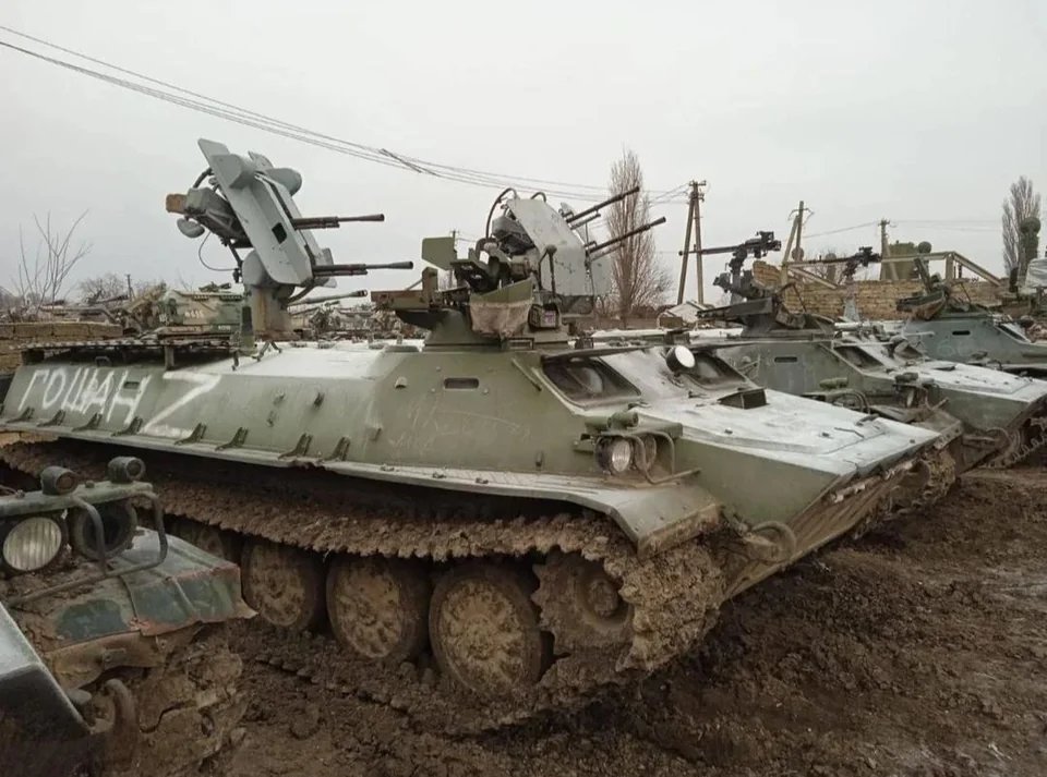 🇺🇦 Ukraine Weapons Tracker on Twitter: "#Ukraine: An interesting Russian MT-LB variant was ...