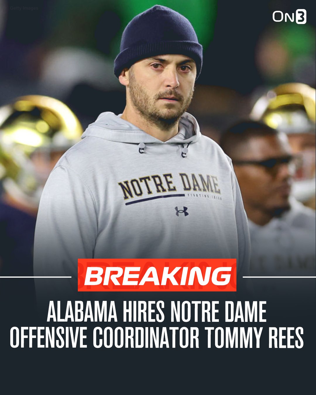 On3 On Twitter 🚨breaking🚨 Alabama Has Hired Notre Dame Offensive