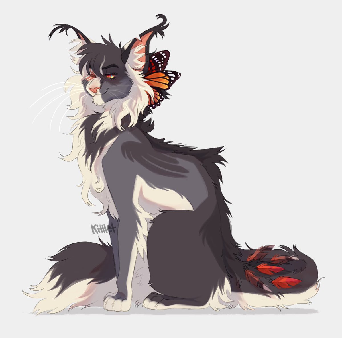 「hi look at my warrior cats oc 」|kitのイラスト