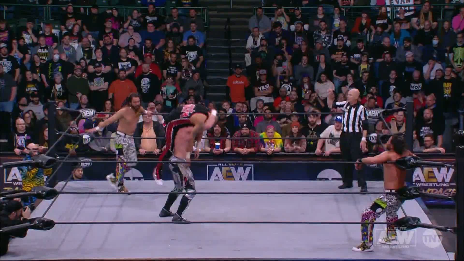 All Elite Wrestling on Twitter: "#AndSTILL!!! #AEW World Trios Champions #TheELITE retain the ...