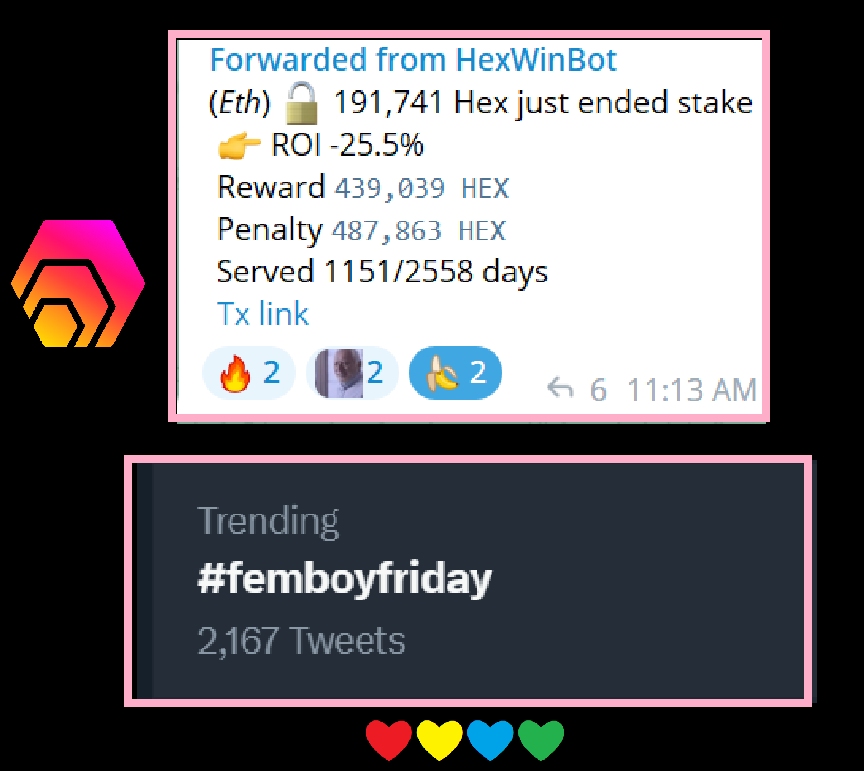 yourfriendSOMMI ️💛💚💙 on Twitter: " 💛💚💙 There are #HEX stakers who are ...