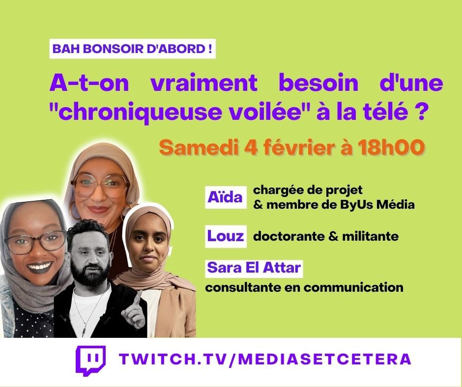 médias etcétéra on Twitter: "Aujourd’hui, à 18h. http://twitch.tv/mediasetcetera"