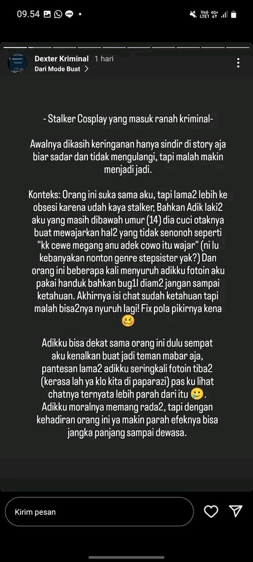 Muhammad Syaikh Syafiq on Twitter: "Dexter cosplay wibu https://t.co/7kGFV99SPW" / Twitter