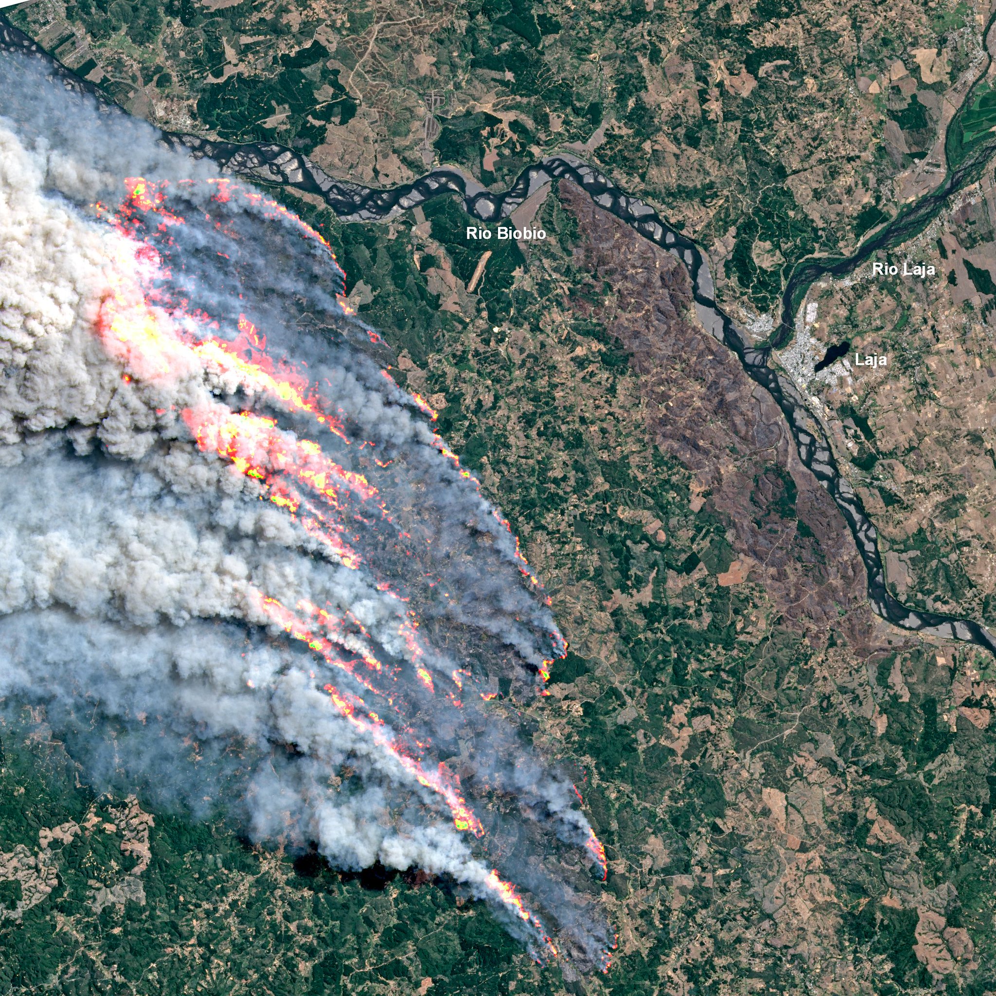 SatWorld on Twitter: "🔴⚠️🔥 Update about #Chile:this is the first #landsat 8 📸of one of the ...