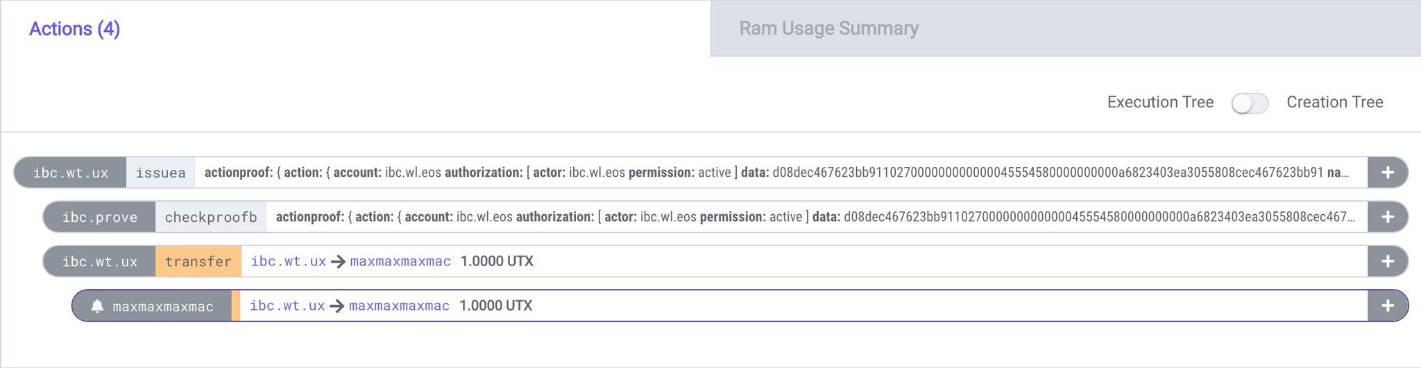 Max_Cho⭕️ on Twitter: "I had successfully completed @AntelopeIO #IBC wrap token transfer between ...