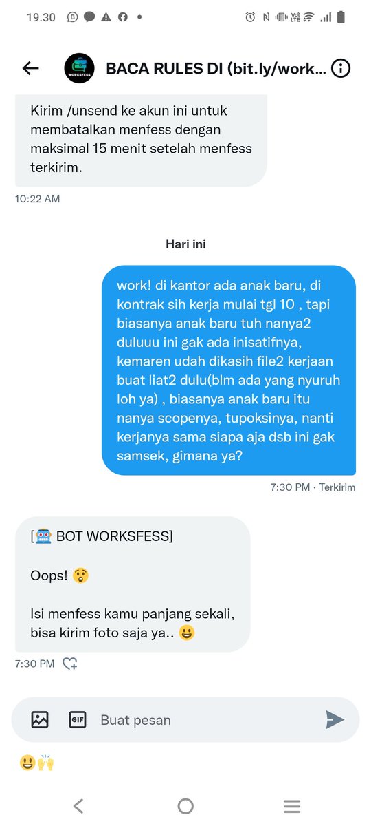 BACA RULES DI (bit.ly/worksfess) on Twitter: "work! terus dia bilang mau nanti aja abis tgl 10 ...