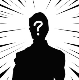 Mysterious Man Question Mark