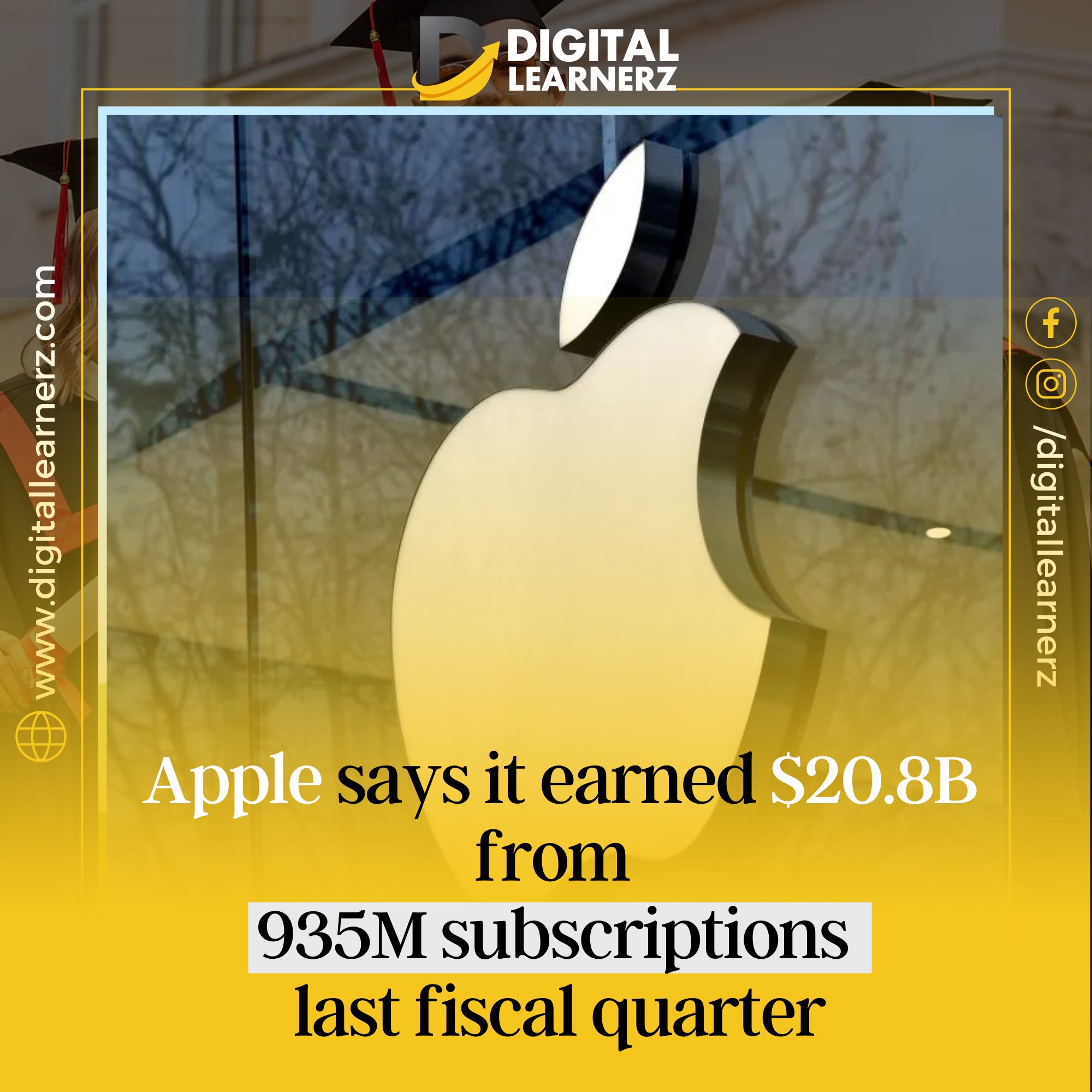 Digital_Learnerz on Twitter: "Apple says it earned $20.8B from 935M subscriptions last fiscal ...