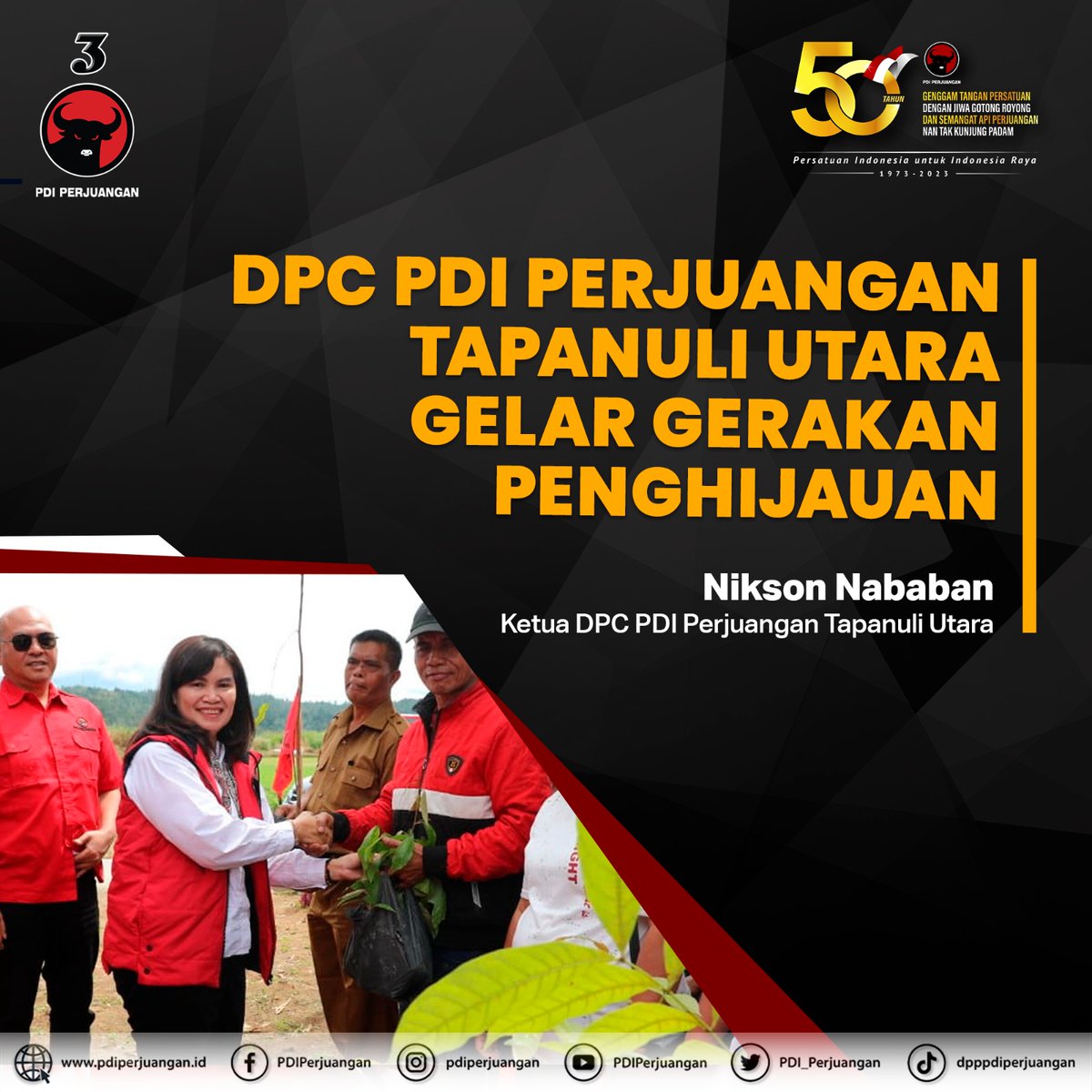 Pdi Perjuangan On Twitter Dpc Pdi Perjuangan Tapanuli Utara Gelar