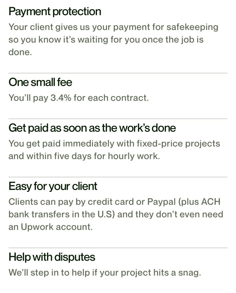 HOW TO USE UPWORK DIRECT CONTRACTS “I have this US client i agreed a ...