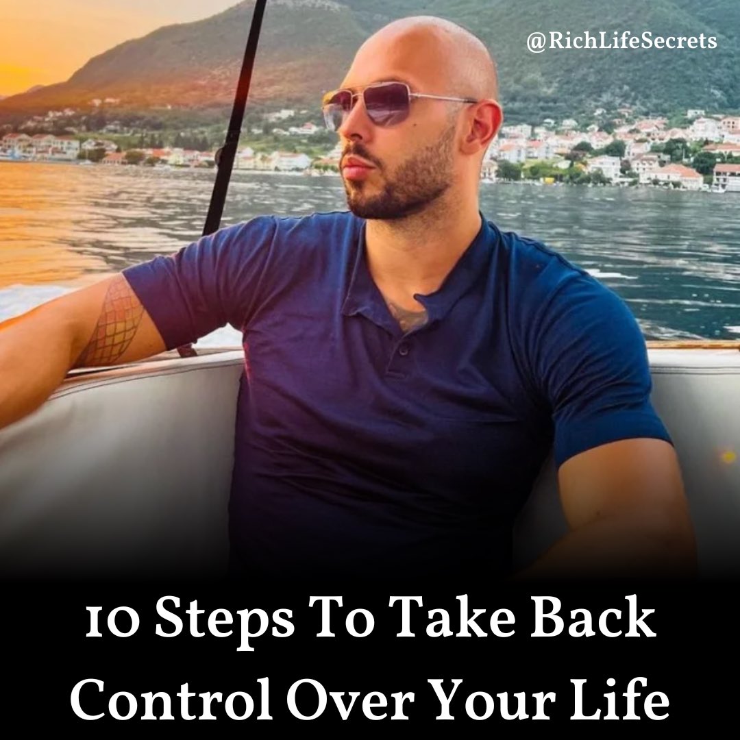 10 Steps To Take Back Control Over Your Life: - Thread from Rich Life ...