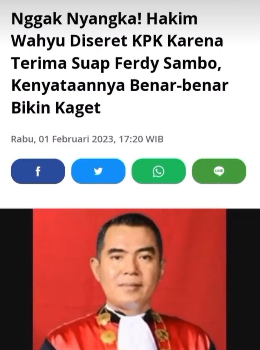Elok Nuri on Twitter: "https://populis.id/read48193/nggak-nyangka-hakim-wahyu-diseret-kpk-karena ...