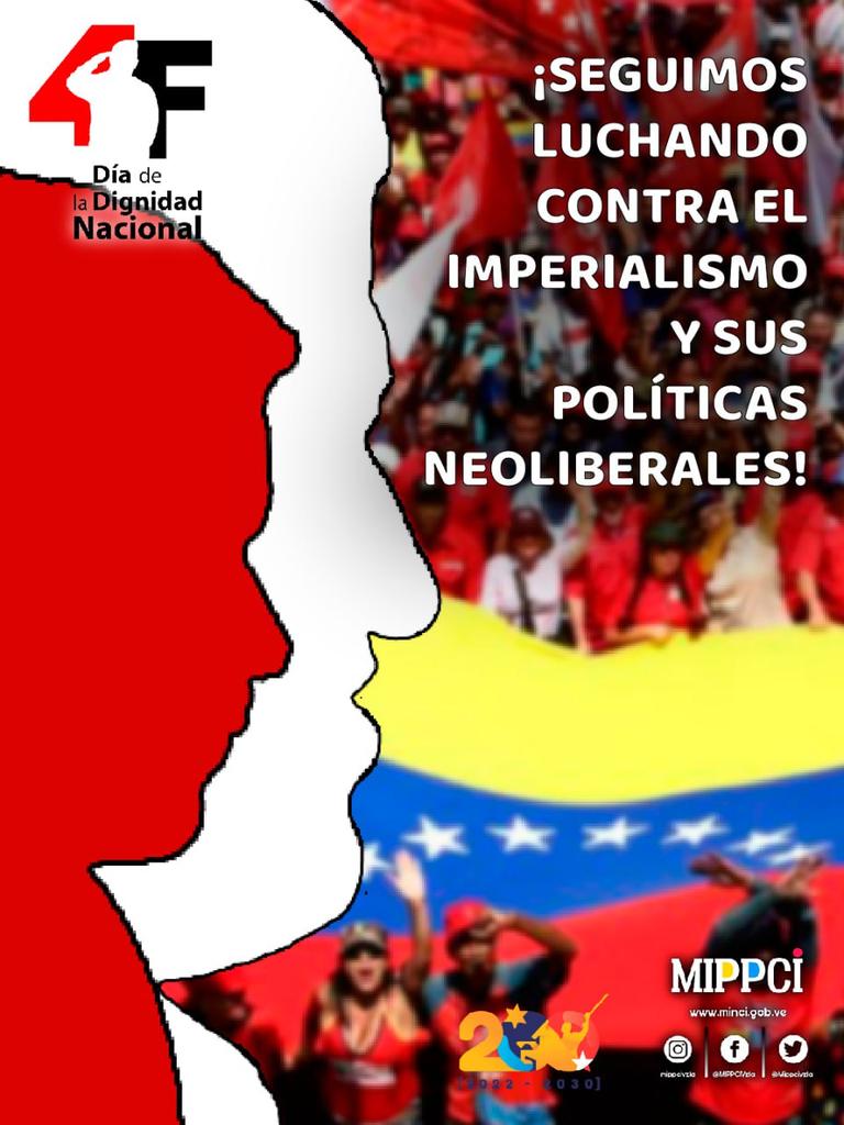 3eraCiaDcr62_4 on Twitter: "RT @Mippcivzla: #4Feb| 🇻🇪 📢 ¡ETIQUETA DEL ...