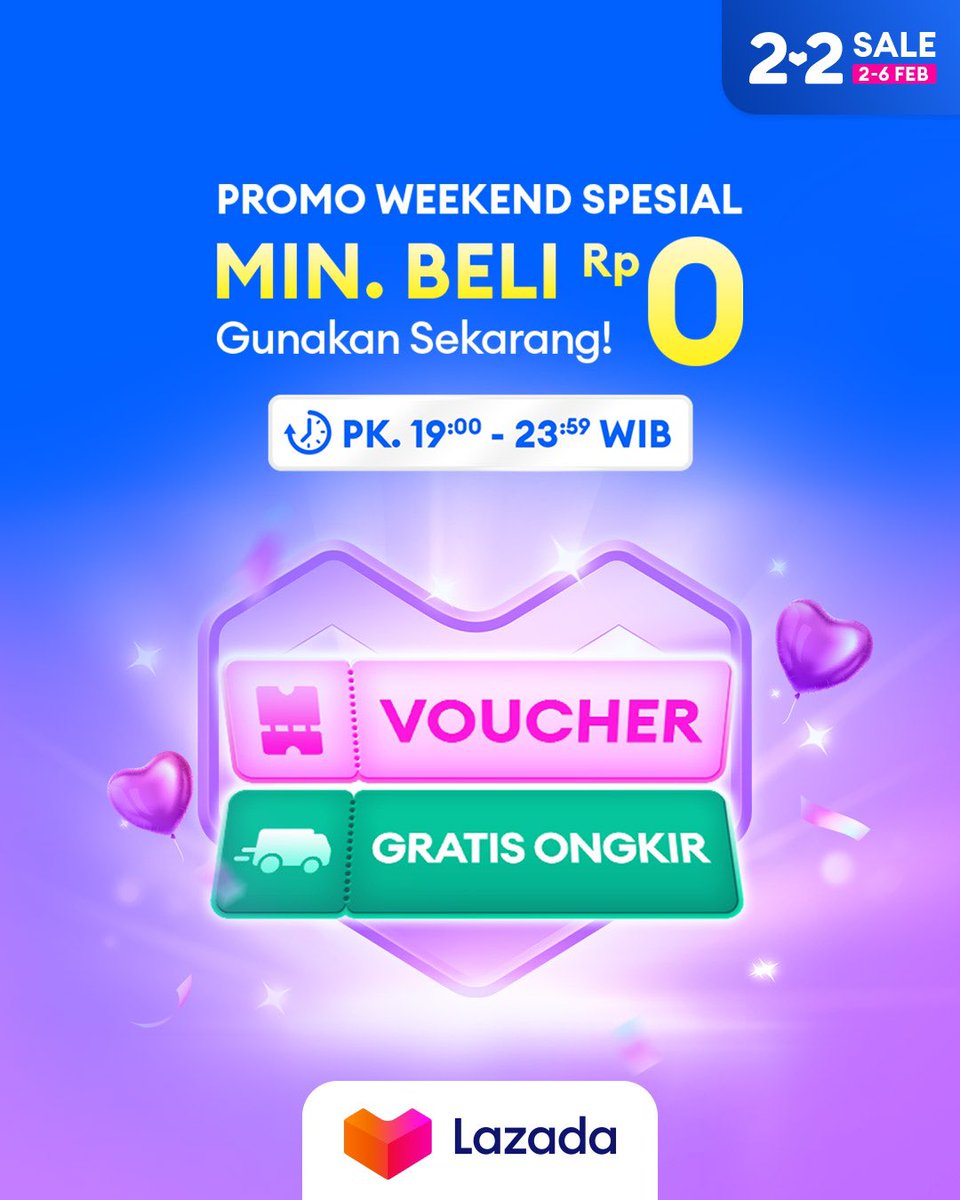 Lazada on Twitter: "Weekend bareng doi kurang bahagia? Mending nikmatin yang spesial dari Lazada ...