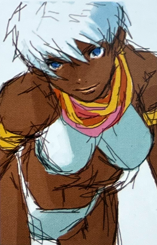 Daily Street Fighter 3 Art on Twitter: "Elena rough illustration artwork Artwork by Kinu ...