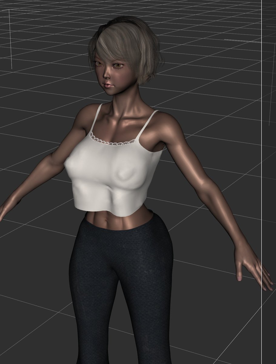 雨宮弥白 on Twitter: "一応dForce使うんだけどやっぱりこうサイズ大きくなると歪むじゃん？"