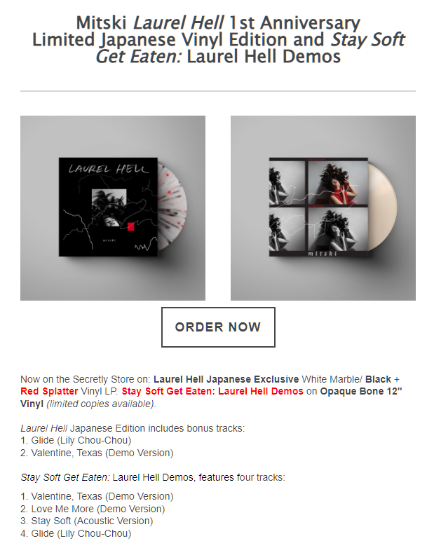 mitski stats on Twitter: "secretly store has just released a limited amount of the 'Stay Soft ...