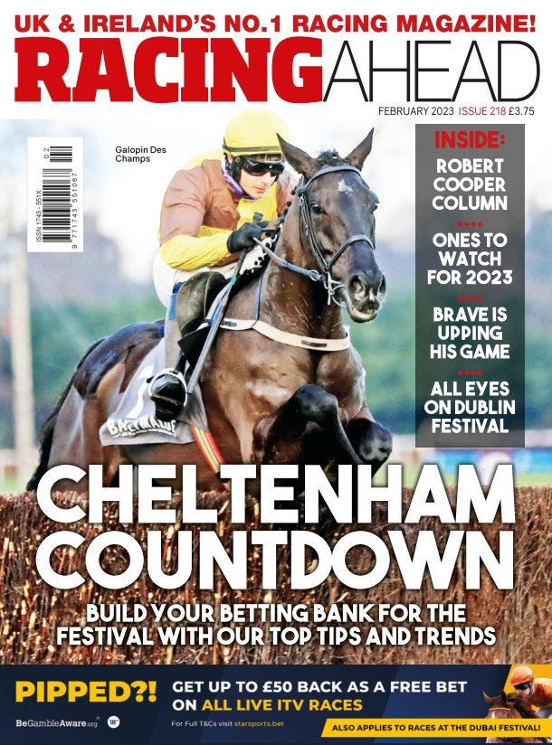 Racing Ahead on Twitter: "𝗙𝗥𝗢𝗡𝗧 𝗣𝗔𝗚𝗘 'CHELTENHAM COUNTDOWN' Racing Ahead is out NOW! Subscribe ...