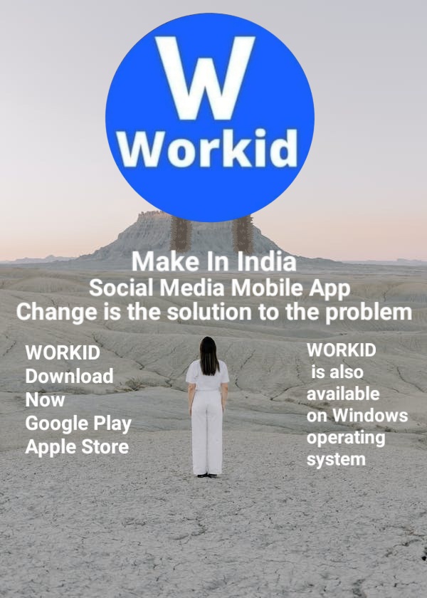 WORKID on Twitter: "WORKID Make In India । Social Media। Mobile App। Change is the solution to ...