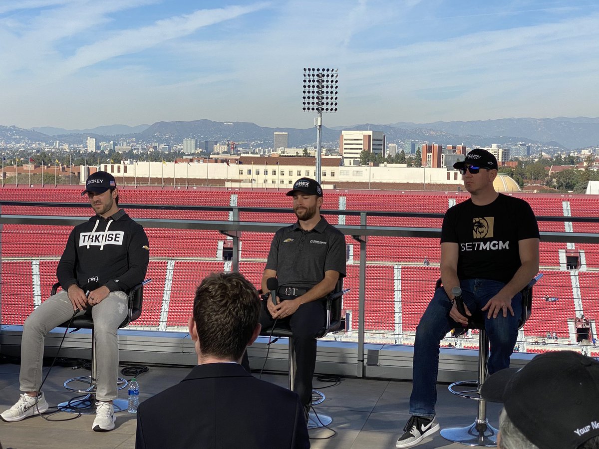 (Gluck) Kyle Busch raised his chair higher than the others. “I like to ...