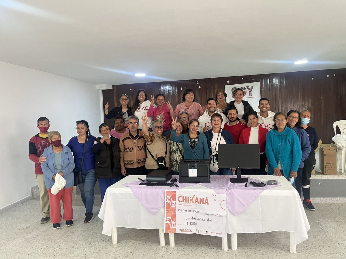 Idpac On Twitter Hoy Entregamos Incentivos A Dos Jac De La Localidad