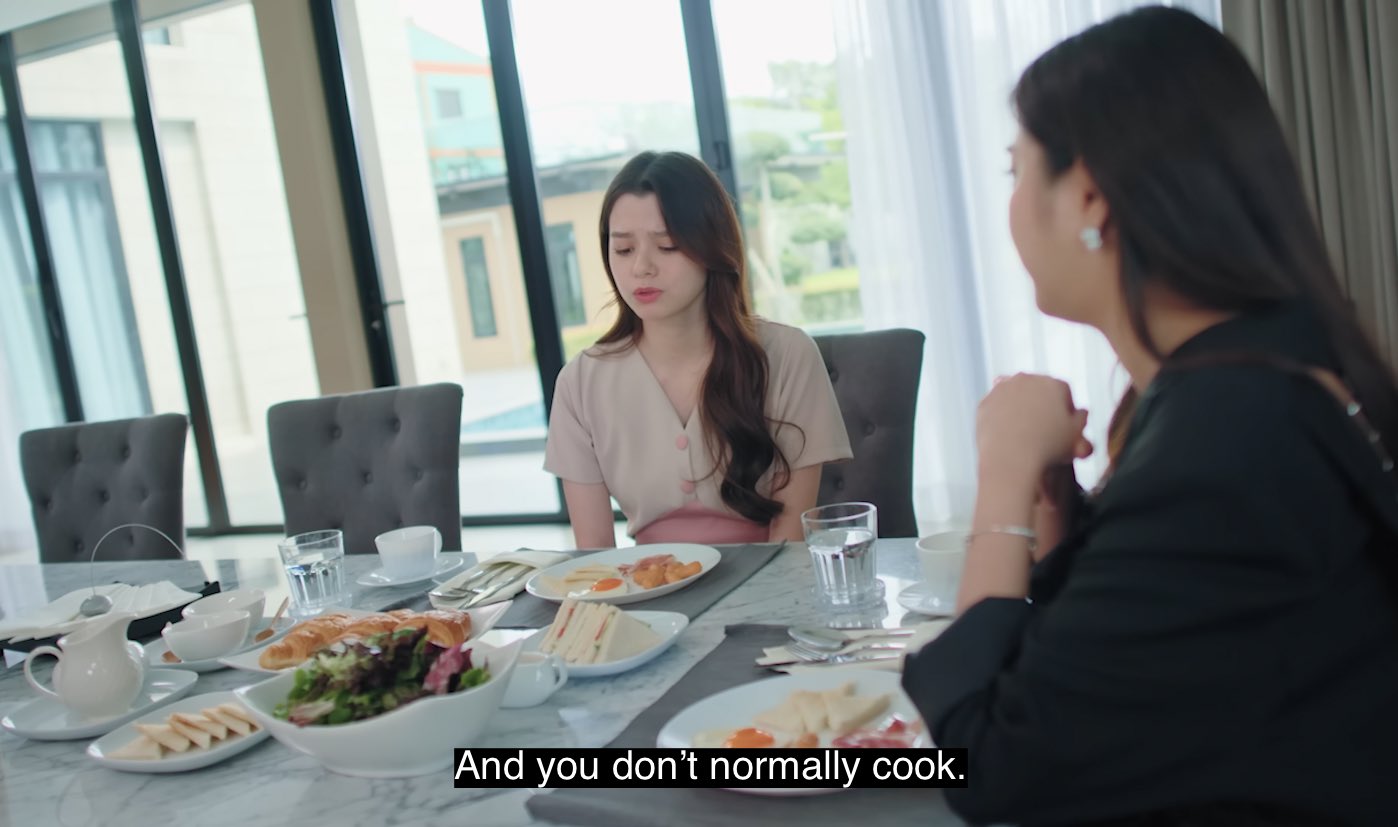 Yeebs on Twitter: "ksam in ep 1: I’m not gonna be a housewife! ksam in ep 11: *wakes up extra ...