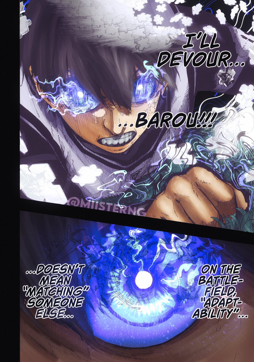 Crain Art on Twitter: "RT @MiisterNG: "I'LL DEVOUR... BAROU!!!" #Bluelock #ブルーロック"