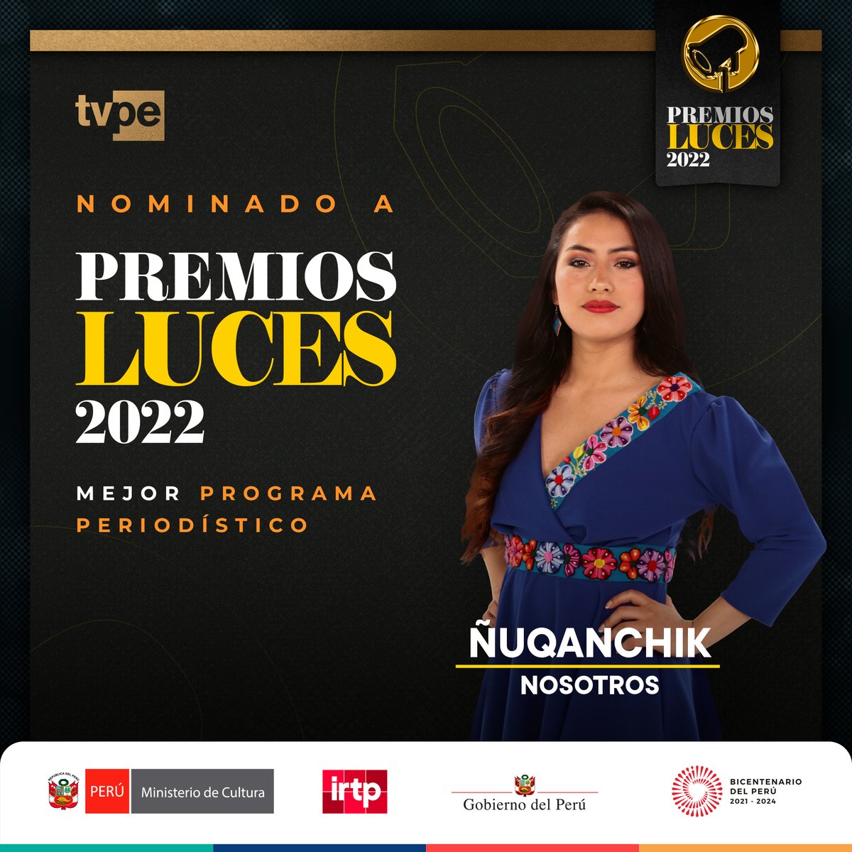 TVPerú on Twitter: "¡Estamos nominados a los #PremiosLuces! 🤩 Los programas de #TVPerú tienen 6 ...