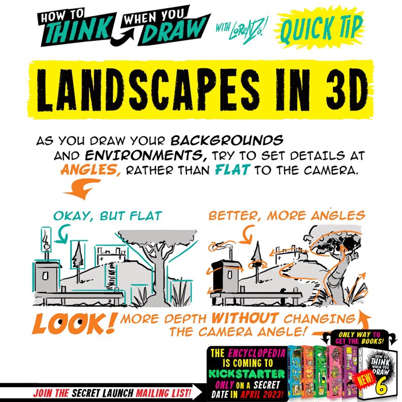 Etheringtonbrothers On Twitter Landscapes In 3d From The Howtothinkwhenyoudraw Encyclopedia