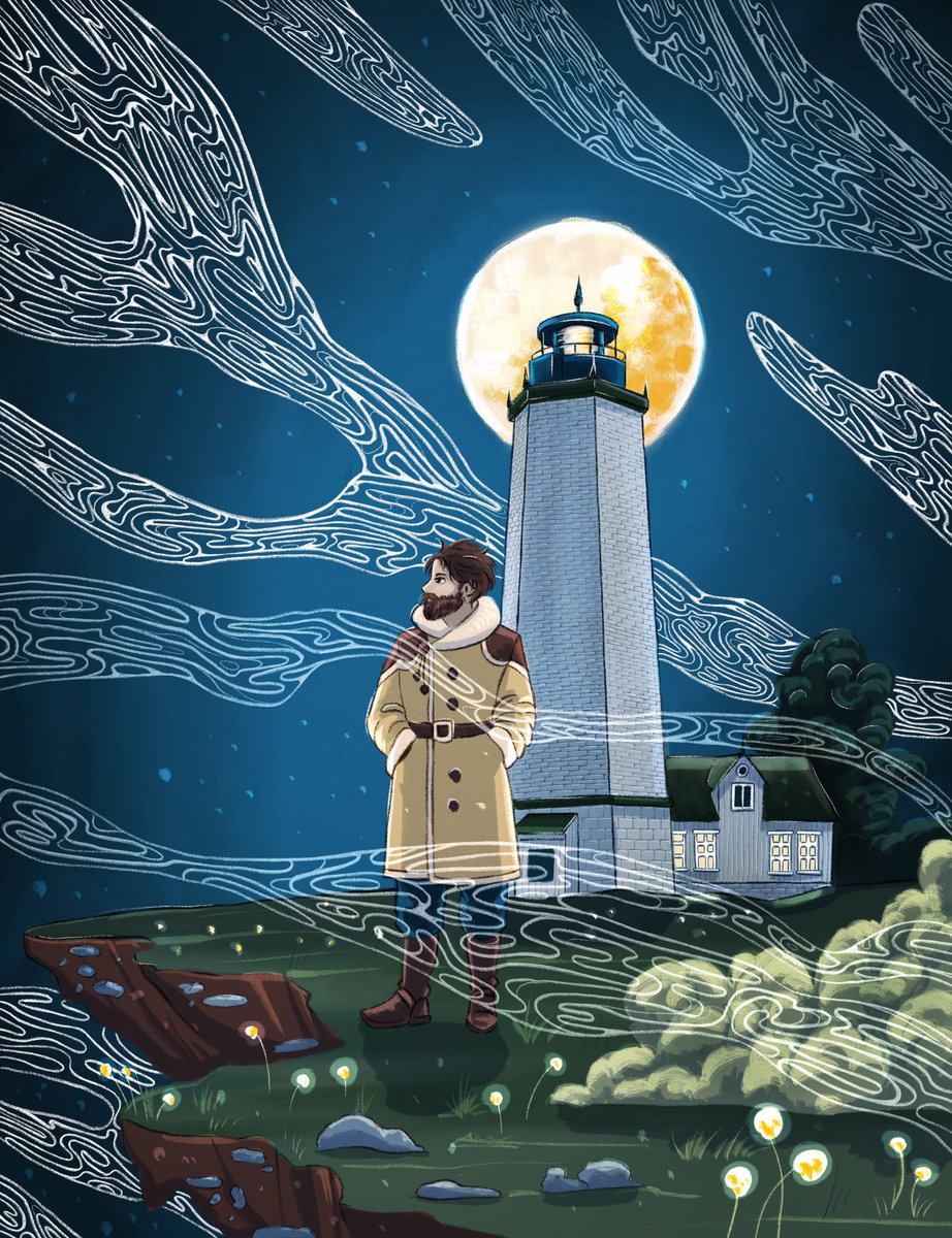 HollyPolly🐣 on Twitter: "RT @AnkaPandora: New drop! Lighthouse By the light of the Full Moon ...