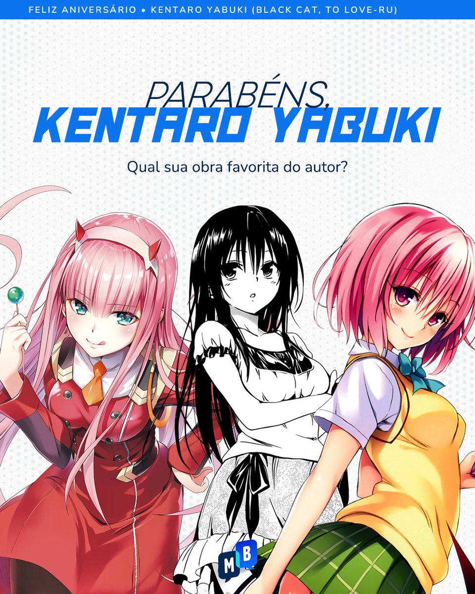 Mangás Brasil on Twitter: "Parabéns Kentaro Yabuki!"