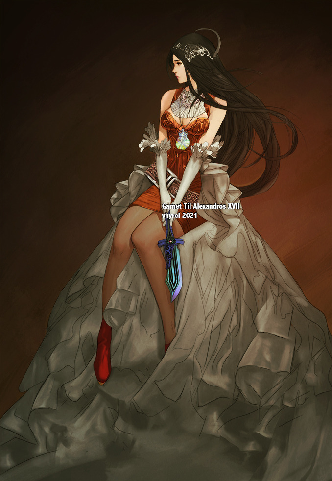 Vhyrel on Twitter: "Princess Garnet Til Alexandros XVII (Dagger). 👑 #FFIX #FF9. Shop: https://t ...