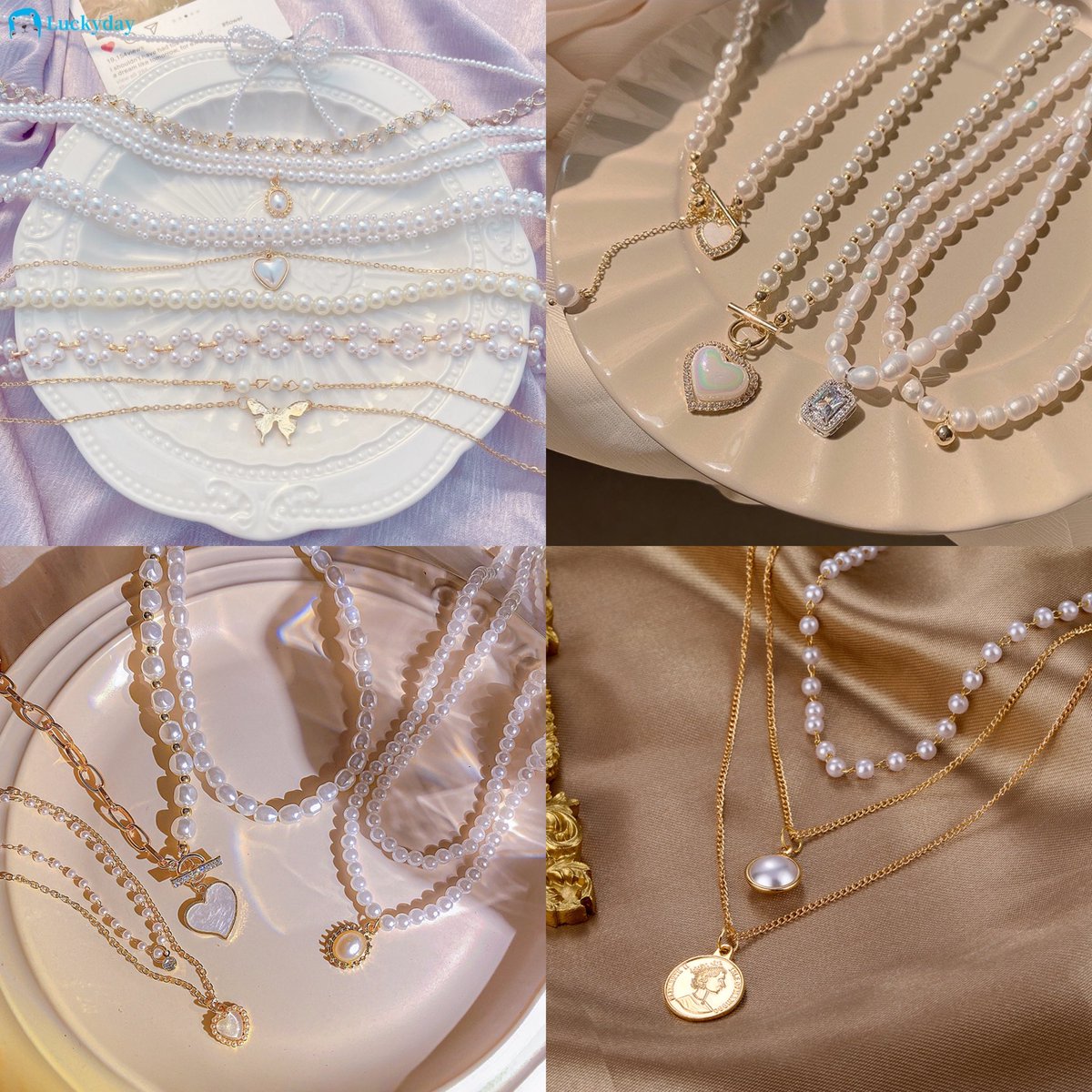 By On Twitter Aesthetic Necklace 🫧💫 1 Shope Ee Lfk3g46cp 2