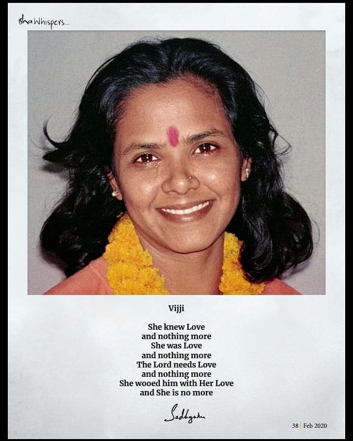 Sharas#SaveSoil on Twitter: "RT @KrithikaIsha: Vijji Maa, A Gruhini, a ...