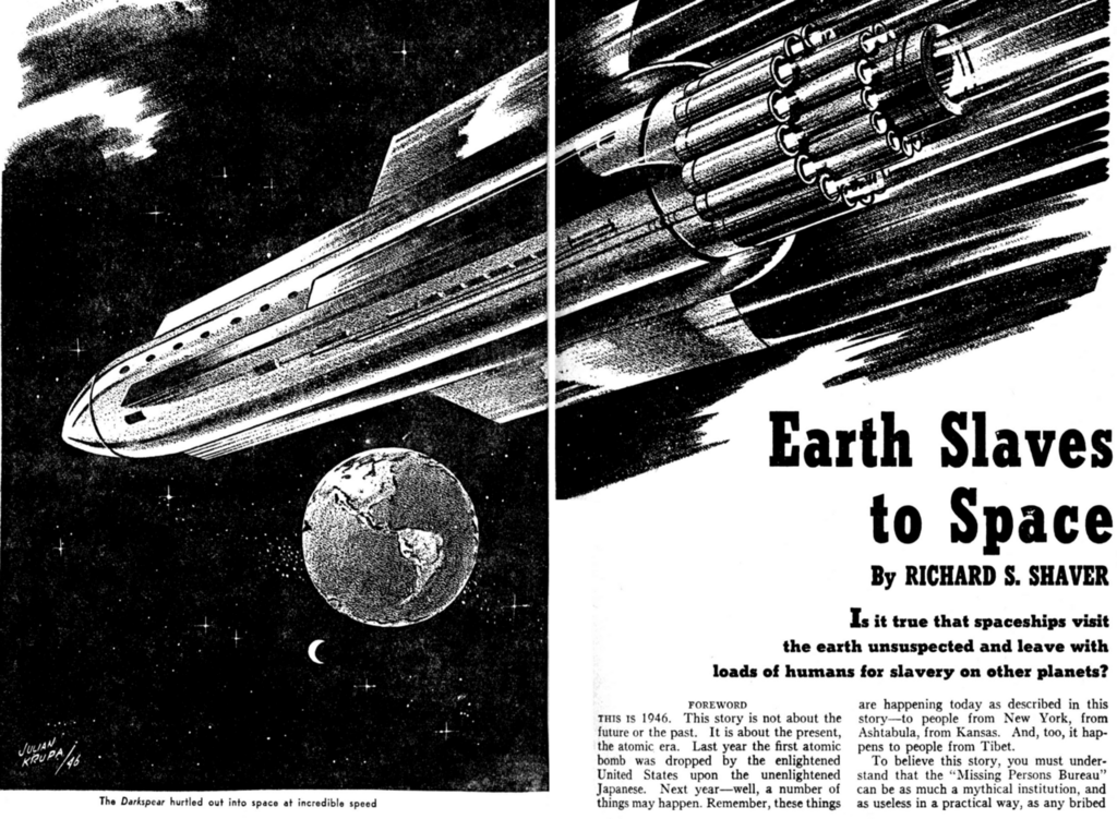 Pulp Covers on Twitter: "Amazing Stories, September, 1946 Do we really ...