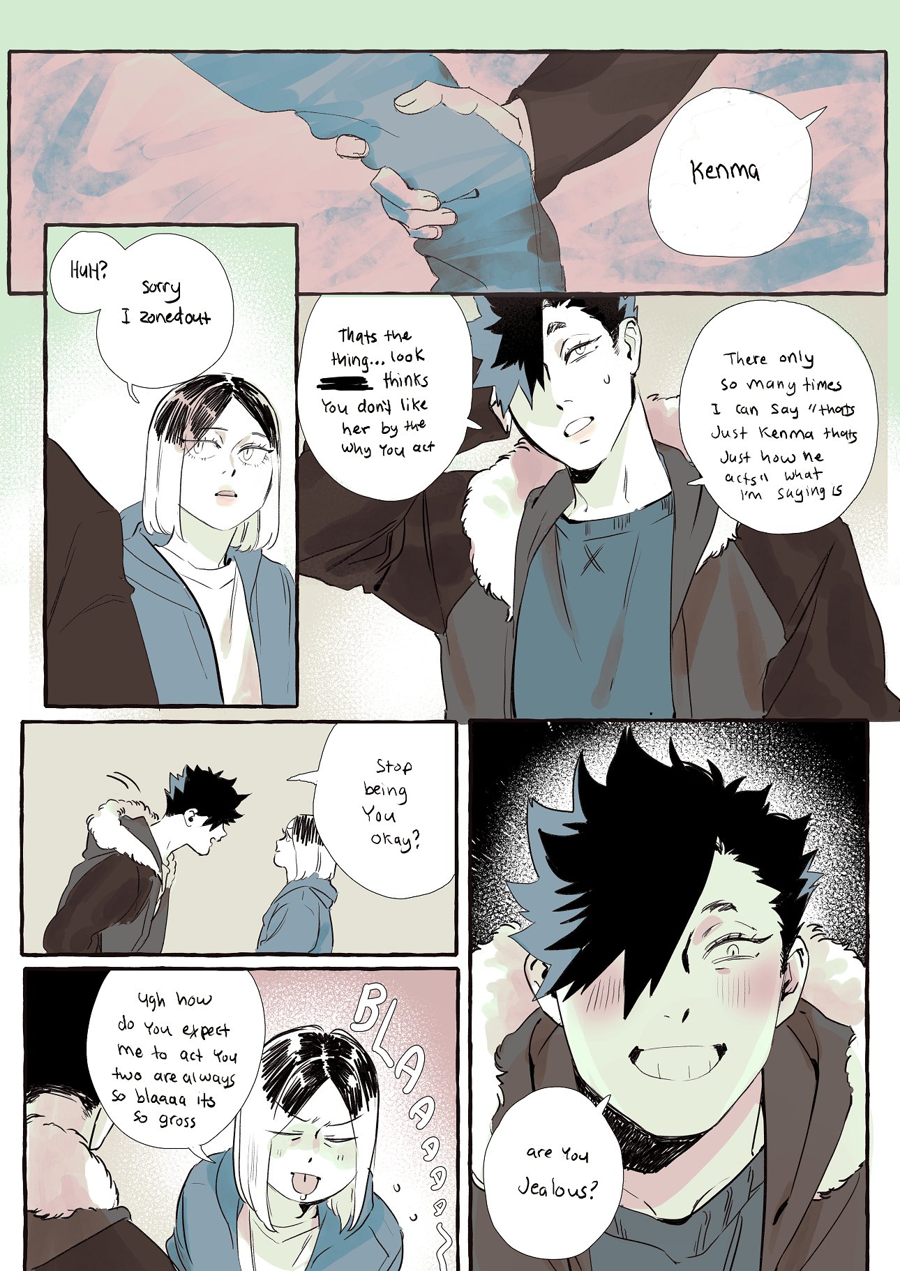 mookieおおお on Twitter: ""kuro... he likes me" part3 hugging and cuddling was just normal for ...