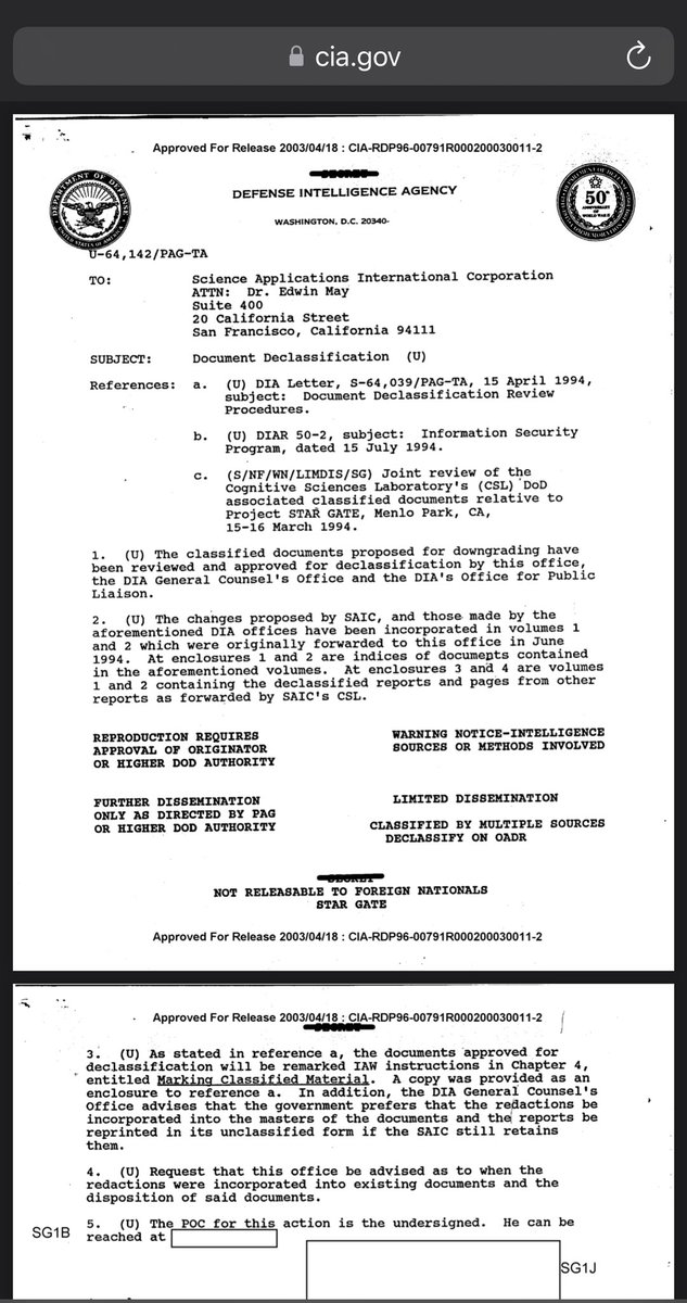 The CIA has studied telepathy and telekinesis since at least the 1970’s. This 1992 declassified ...