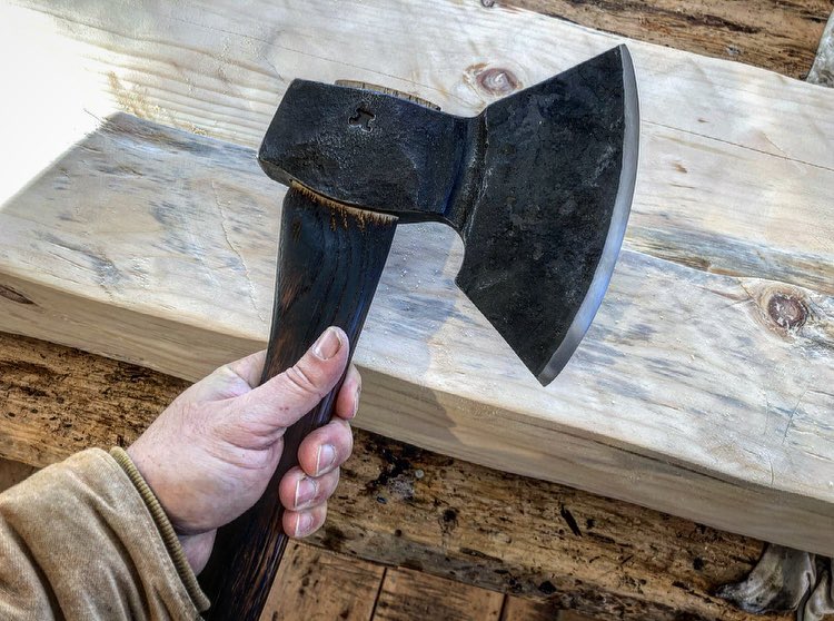 Renaissance Timber LLC on Twitter: "New custom broad axe from Refiner’s Forge in North Carolina ...
