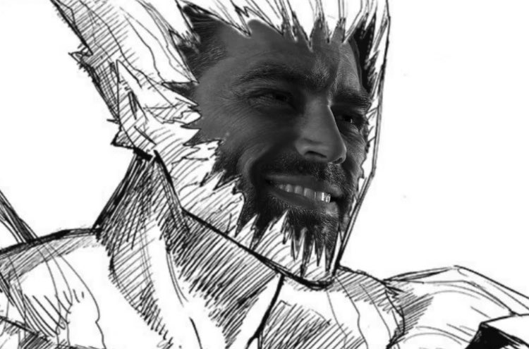 「DEATH BATTLE! Cosmic Garou (GIGACHAD MODE) VS Giga Chad (MAS」Death ...