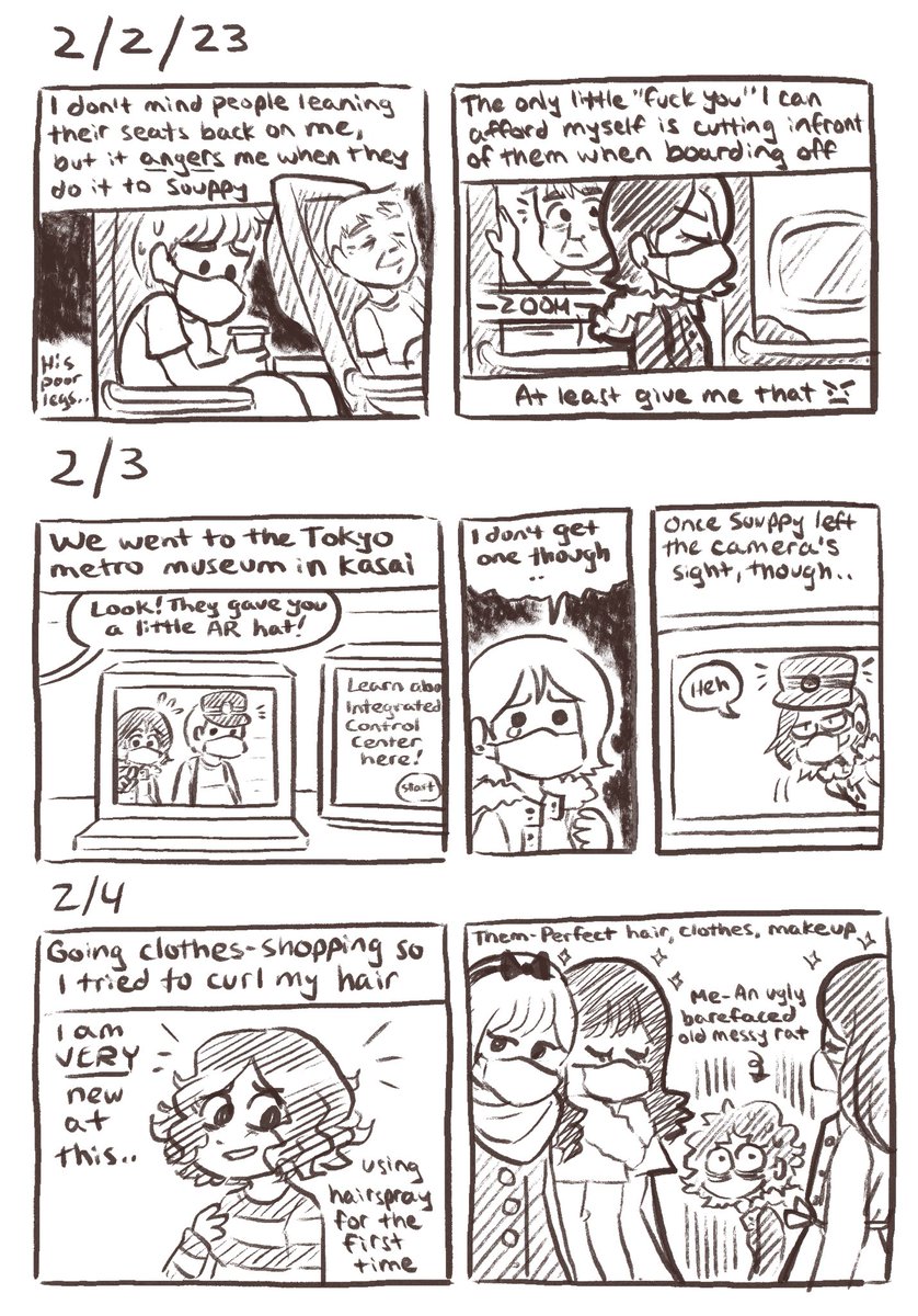 「I am.. continuing to do diary comics!! Here's some from the 」Veronica ...