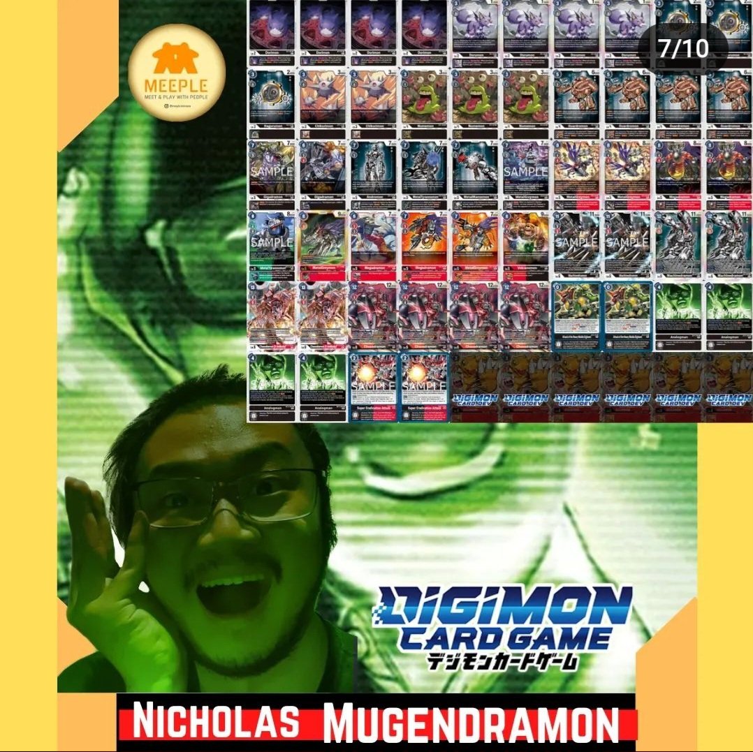 DigimonTCGIndonesia on Twitter: "Online Tournament held by Meeple, Pontianak. 36 divided into 8 ...